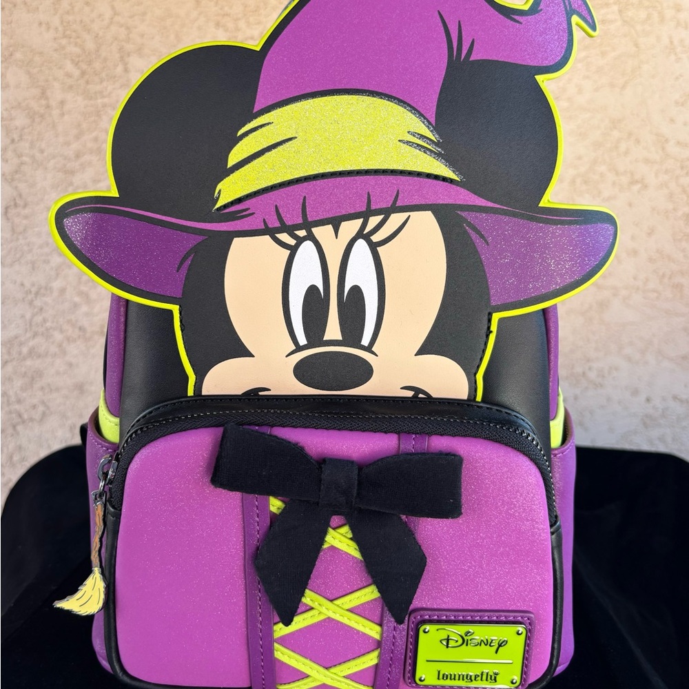 Loungefly Disney Minnie Mouse Witch Mini Backpack NWT - Gem